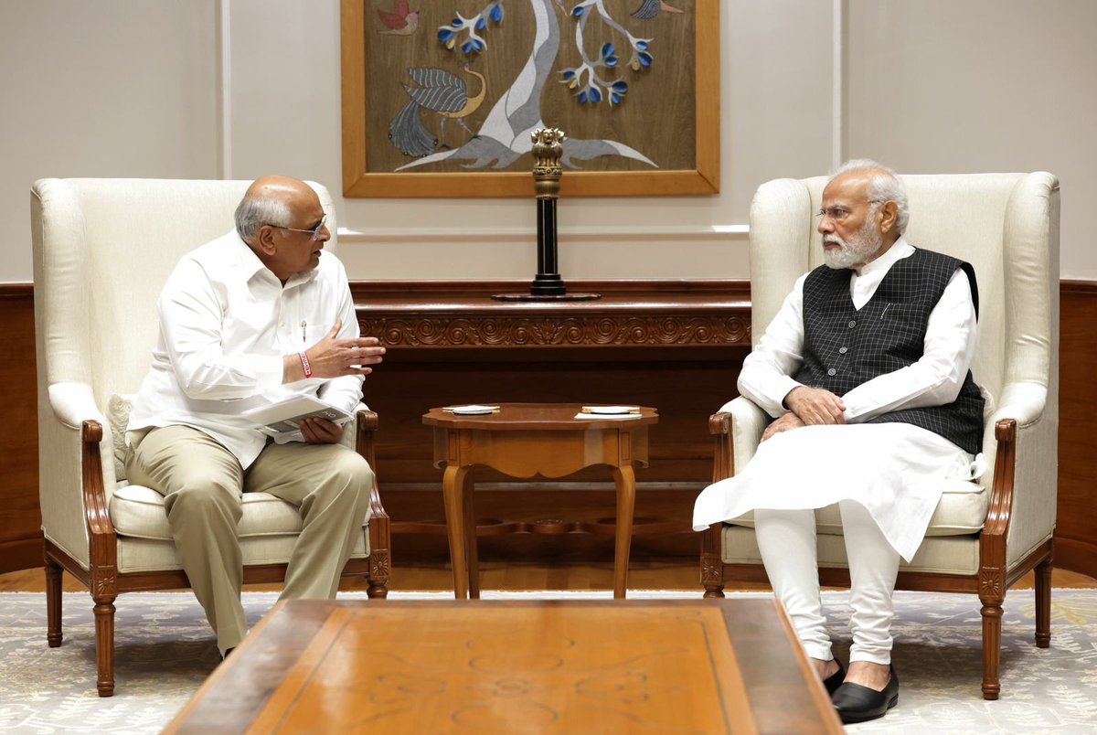 Gujarat CM meets PM Narendrabhai Modi in Delhi | DeshGujarat