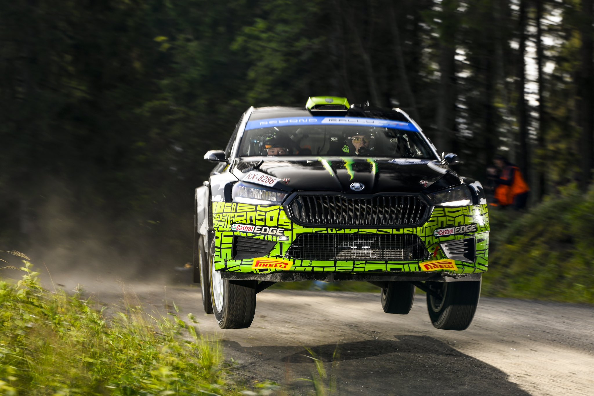 Monster Energy Rally Car Wallpaper