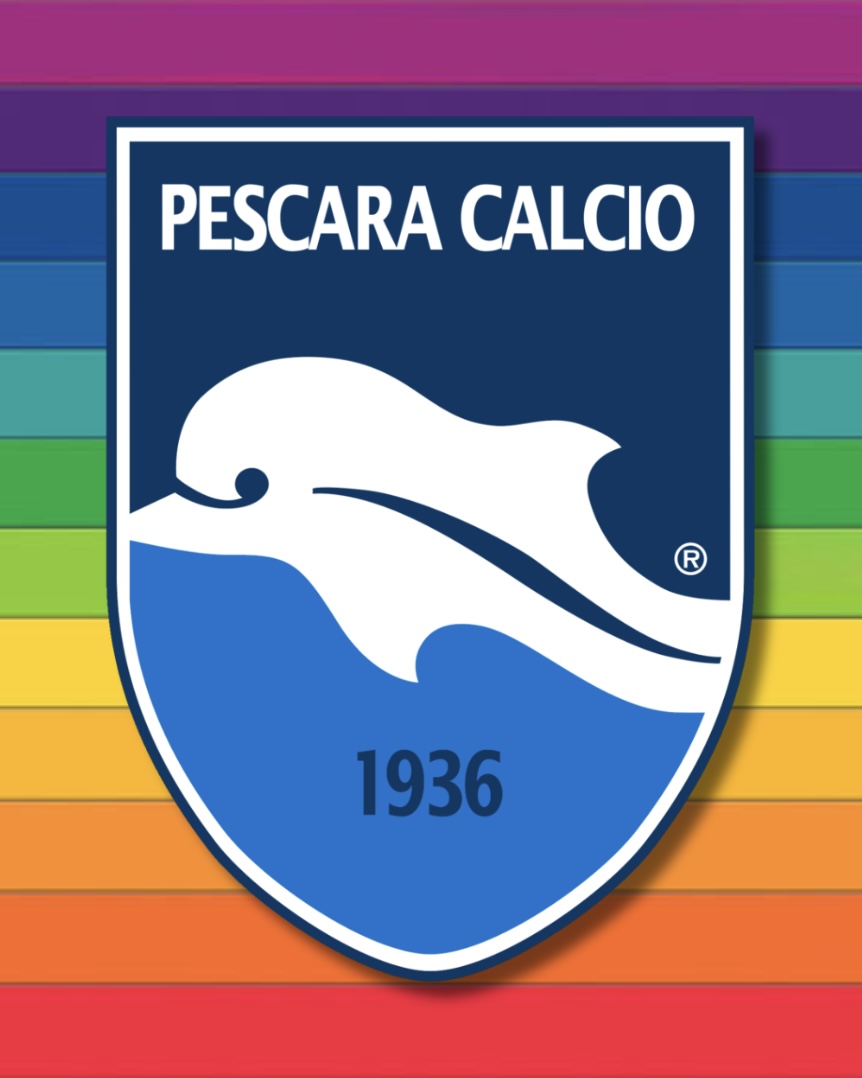 Pescara Logo Delfino Pescara FC, Logo, Serie B, Football, Black Stone,
