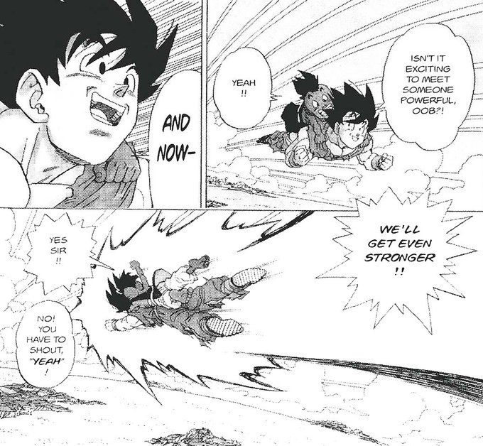 Goku Leaves With Uub To Go Train Him.. | Dragon Ball Manga Panels さんの ...