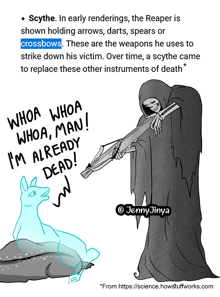 「Posting one of my "classics" to support the #AdoptDontShop 」Jenny-Jinyaの漫画