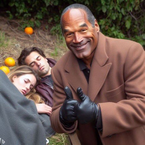 This AI generated pic of OJ Simpson is wild