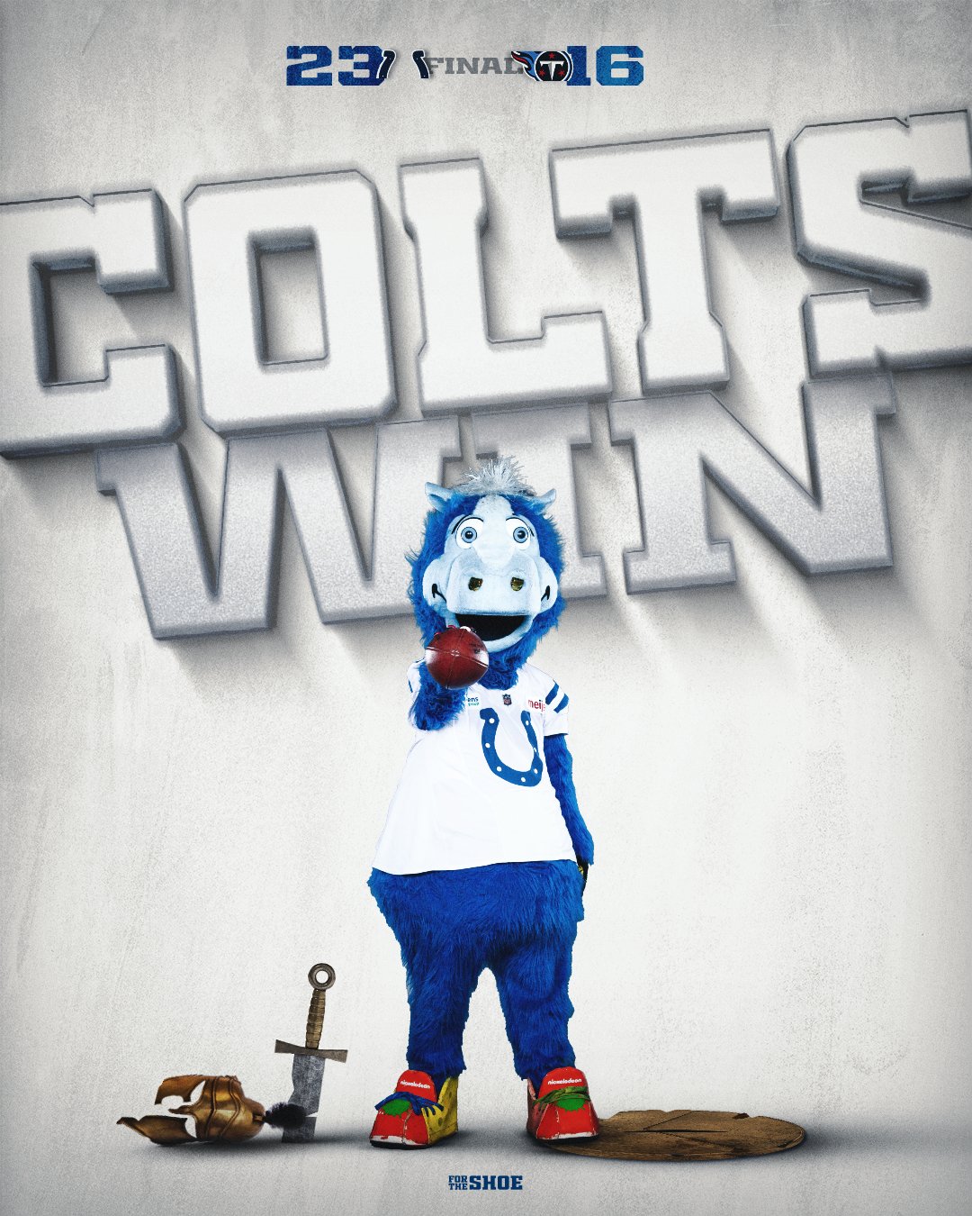 Indianapolis Colts Mascot Cartoon