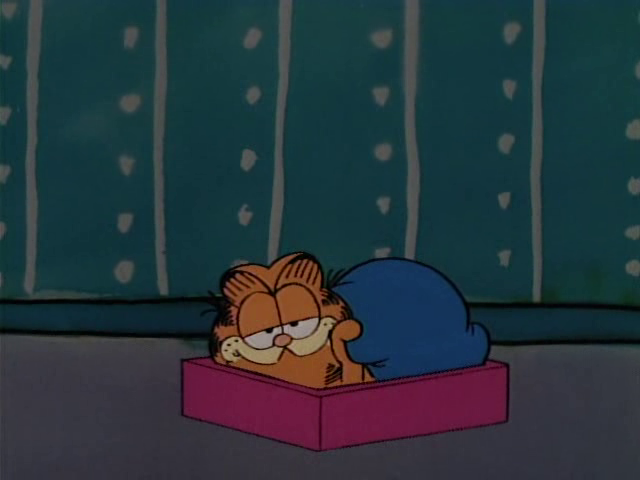 Garfield Sleeping Png