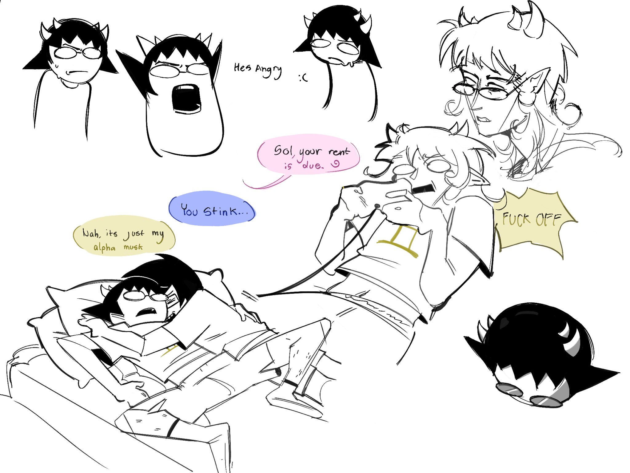 Homestuck Yaoi John Karkat Comic