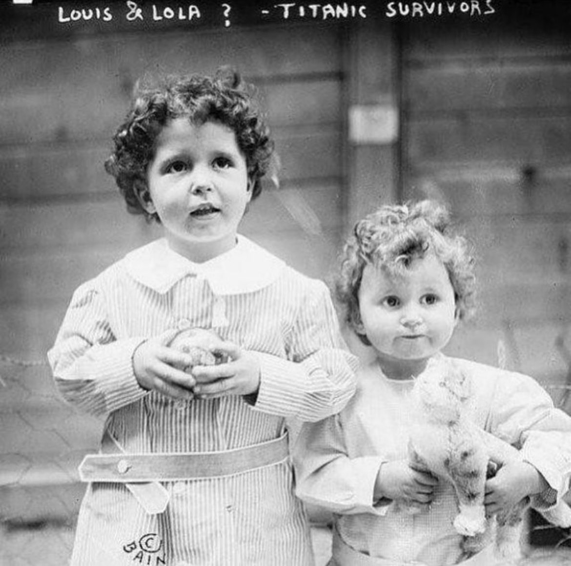 "The Titanic Orphans," brothers Michel and Edmund Navratil, were ...