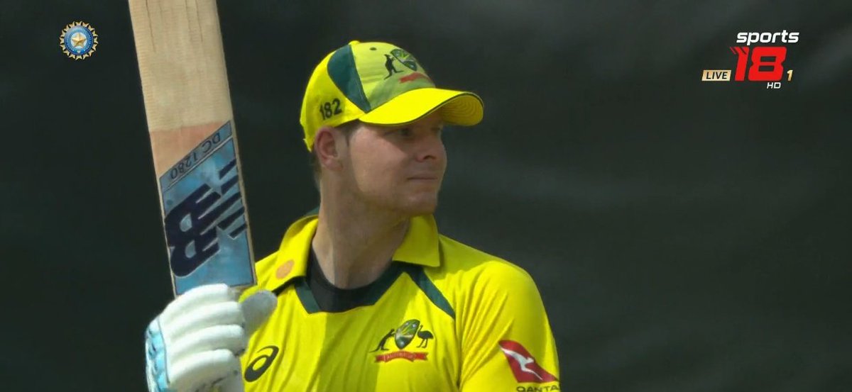 Fifty for Steve Smith...!!! He has 24 fifties & 11 hundreds from just ...