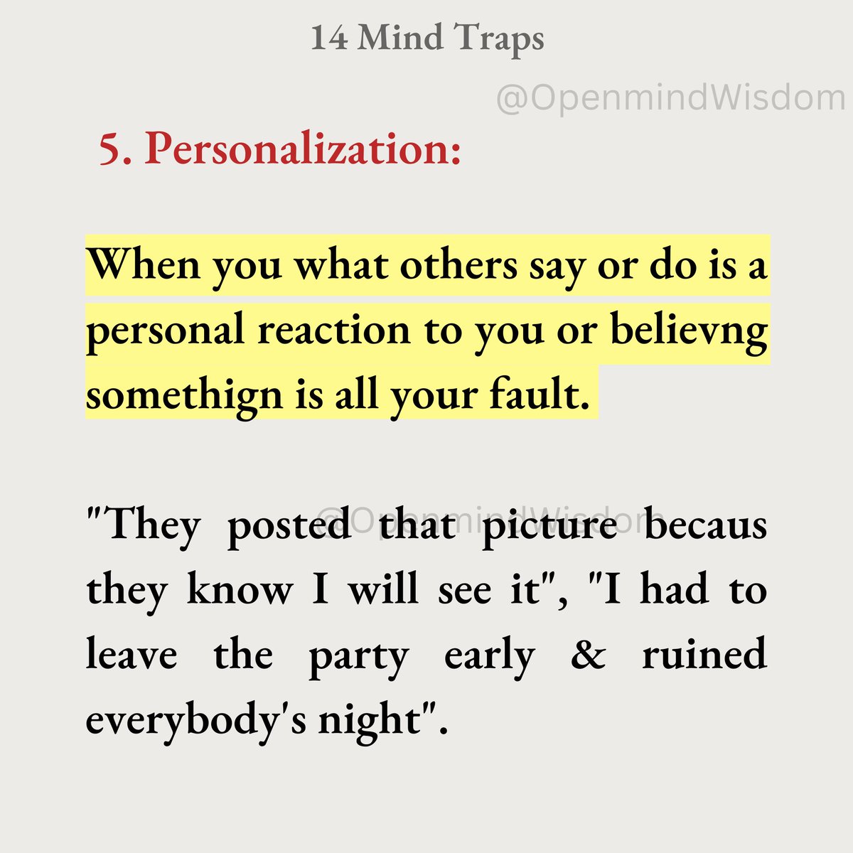 Millions of people are trapped in these "14 Mind Traps"... But those ...