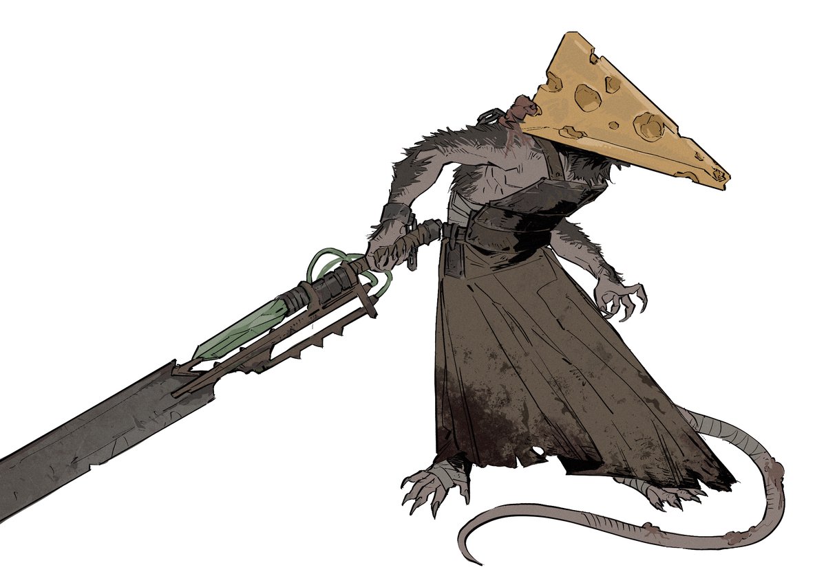 pyramid head, but cheese #skaven https://t.co/obaGaA5YVT
