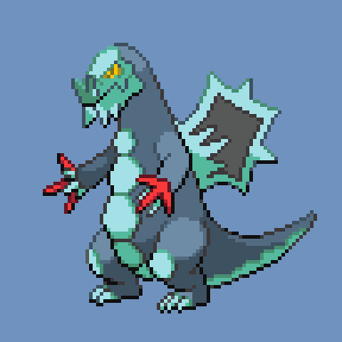 Tyranitar Back Sprite