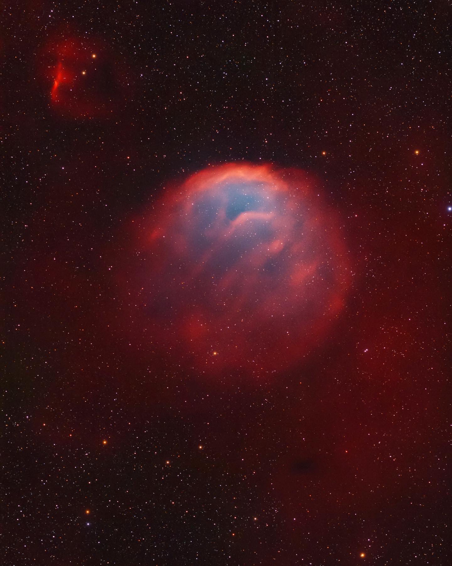 Red Circular Nebula