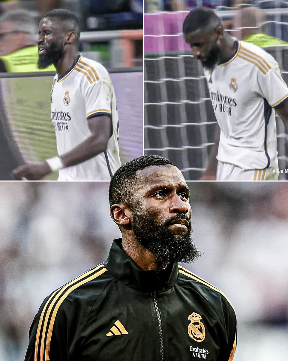 Antonio Rudiger appeared to limp off the pitch with an injury after ...