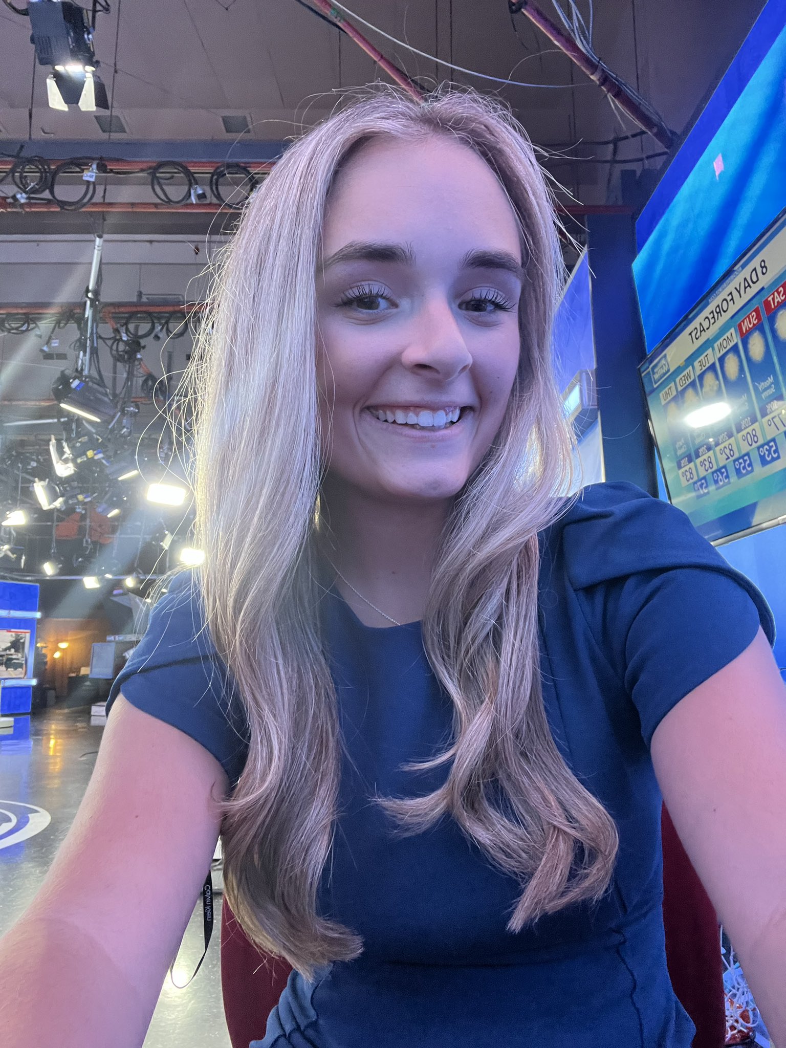 Overly Excited Weather Woman