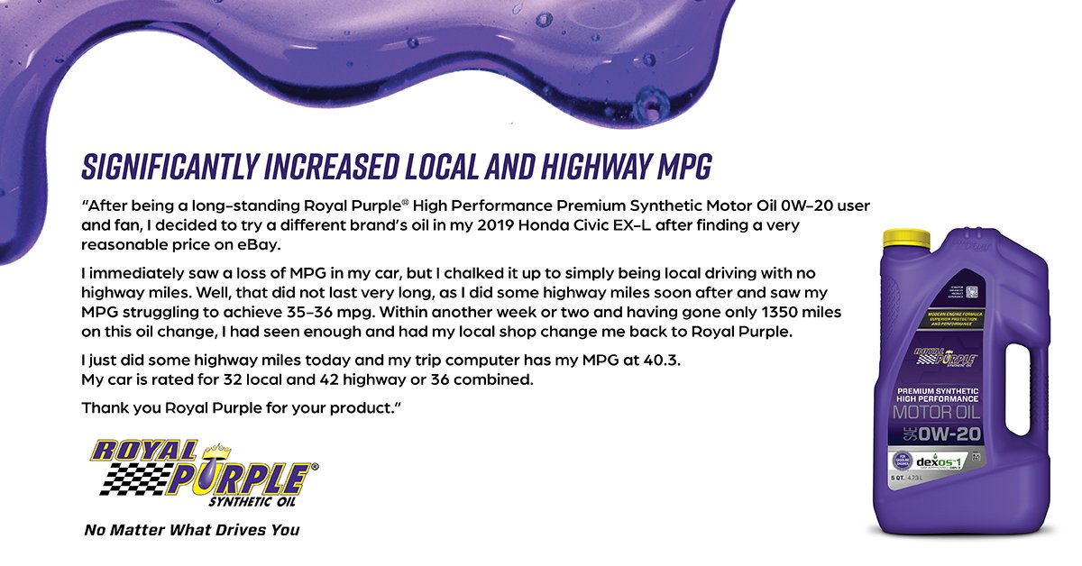 Royal Purple Oil Color