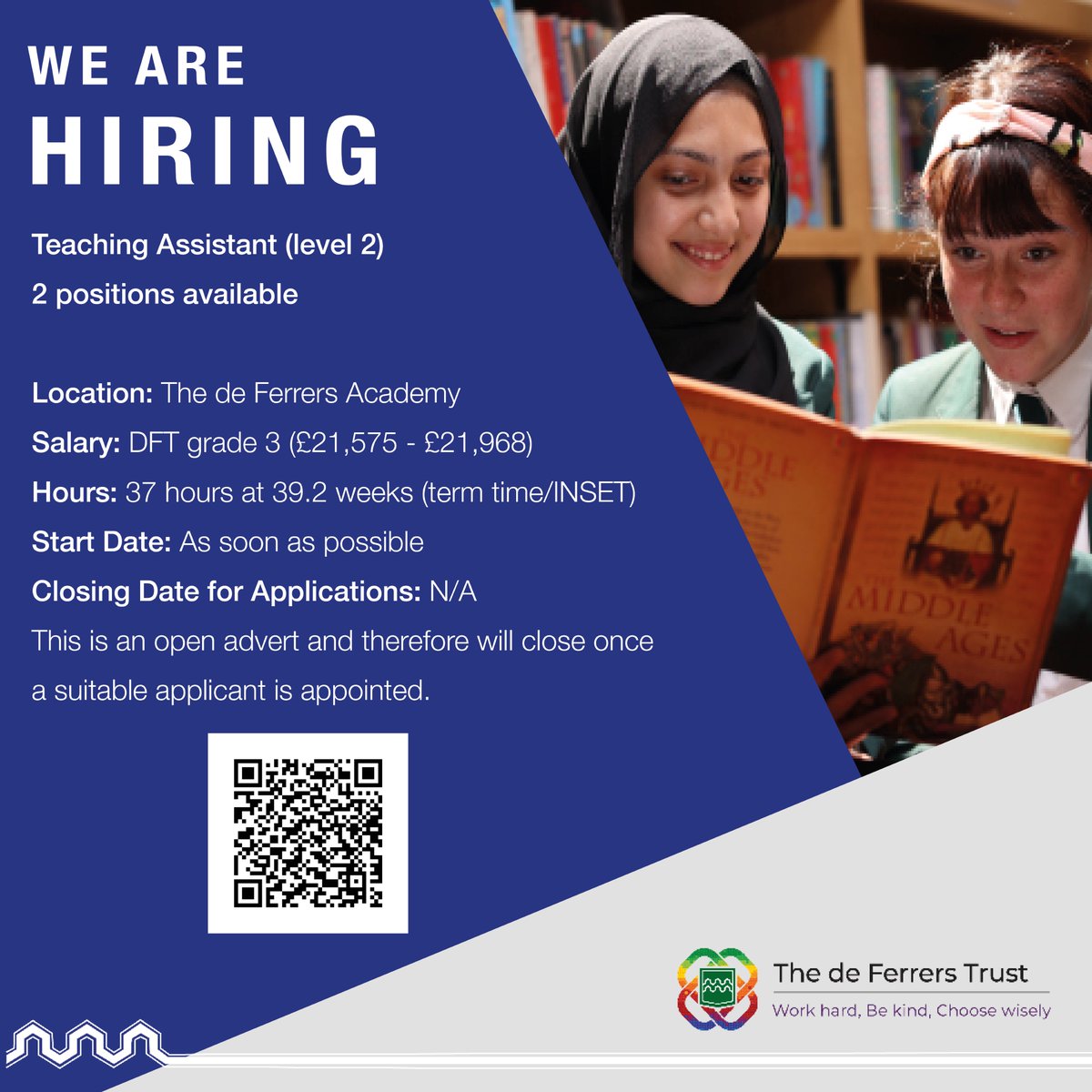 Welcome to The de Ferrers Academy