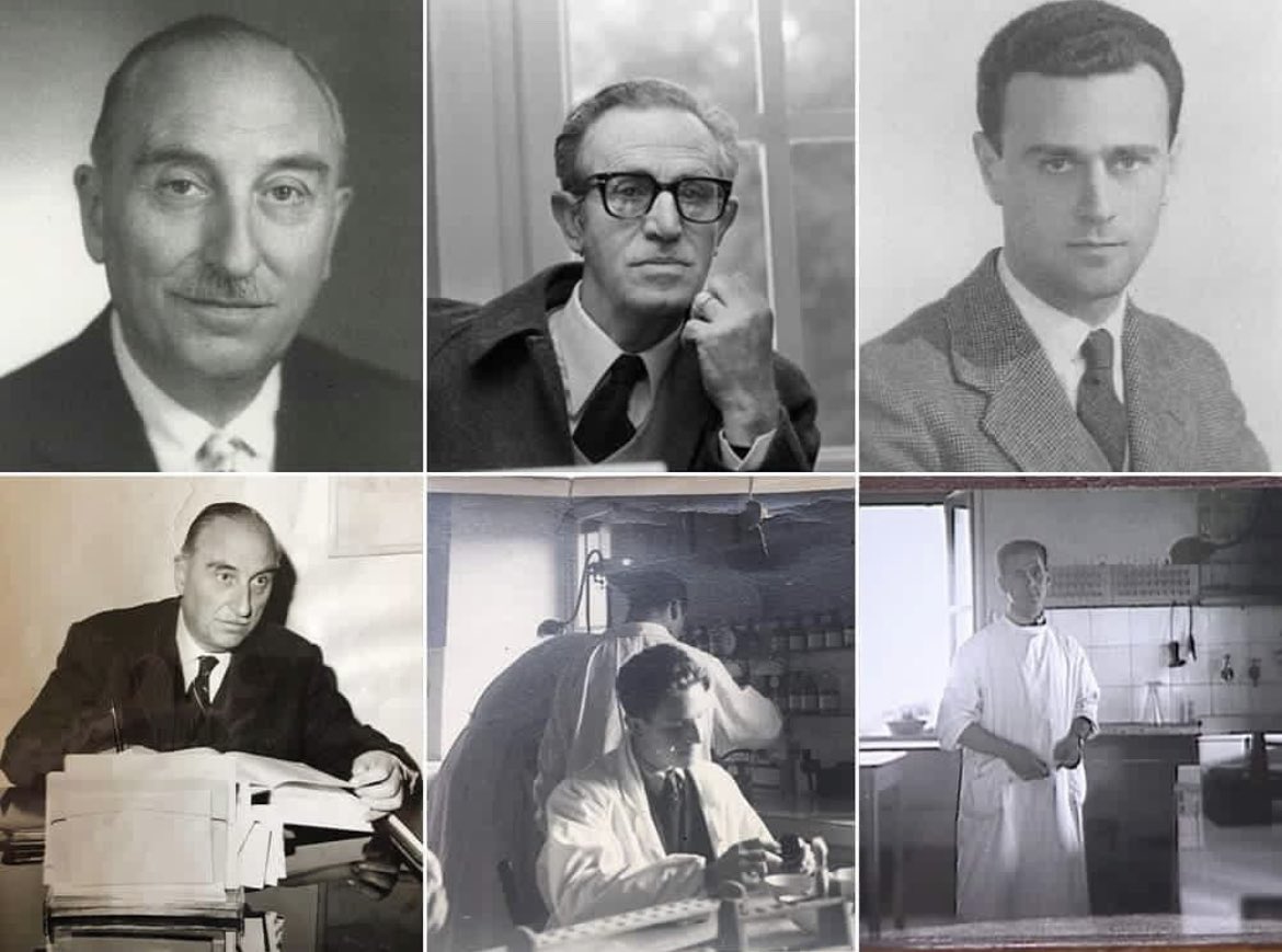 In the fall of 1943, a group of Italian doctors, from left to right ...