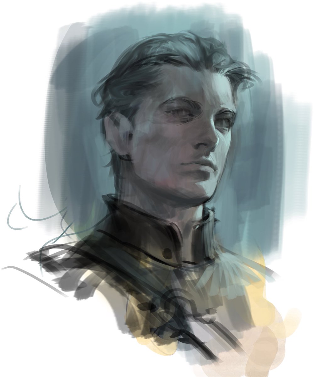 「이번주는 얼굴을 그리고 잇어요 」|Jida Jのイラスト