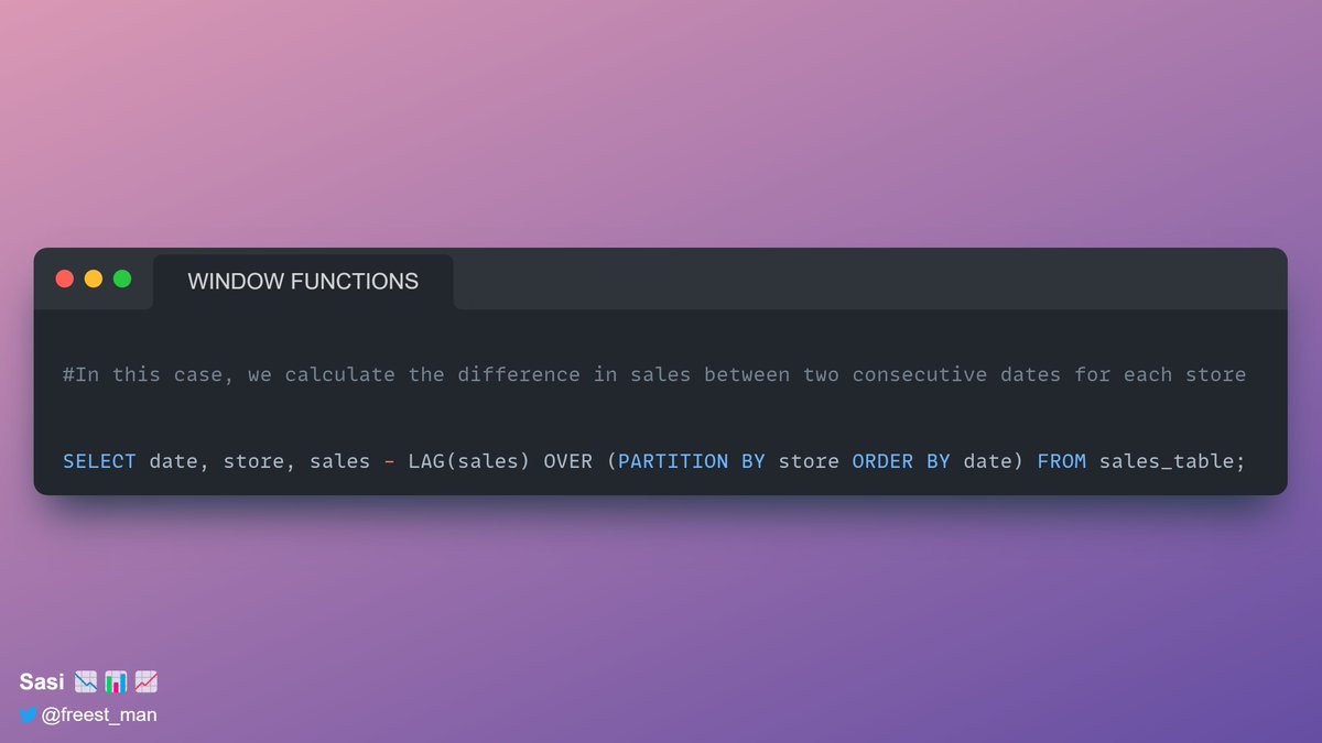SQL Window Functions Explained (This might be asked in your DS ...