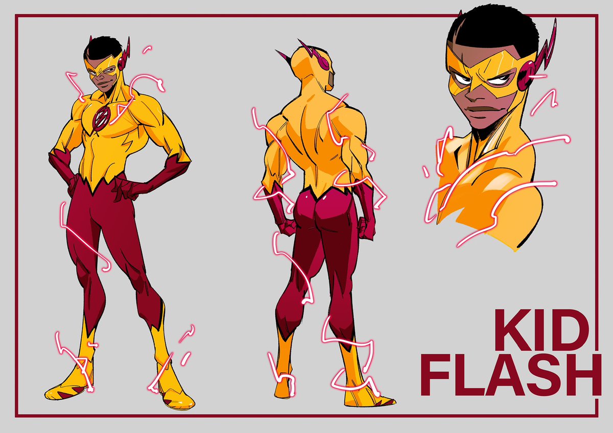 Kid Flash Concept Art
