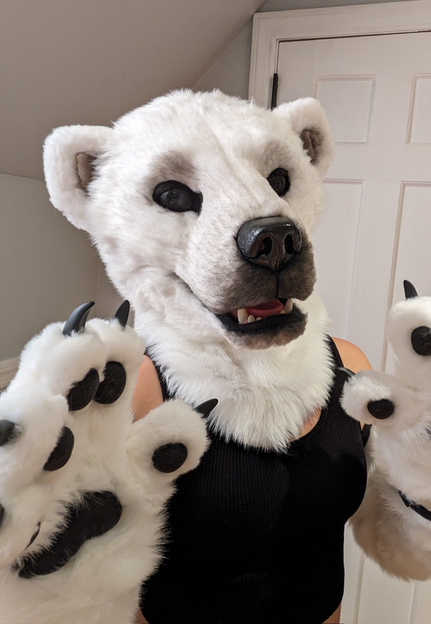 Realistic Bear Fursuit Grizzly And Wolf Discovery Center (2025) All