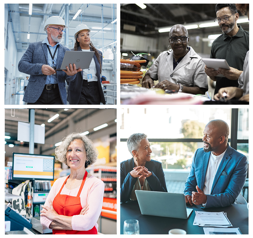 Office People Collage