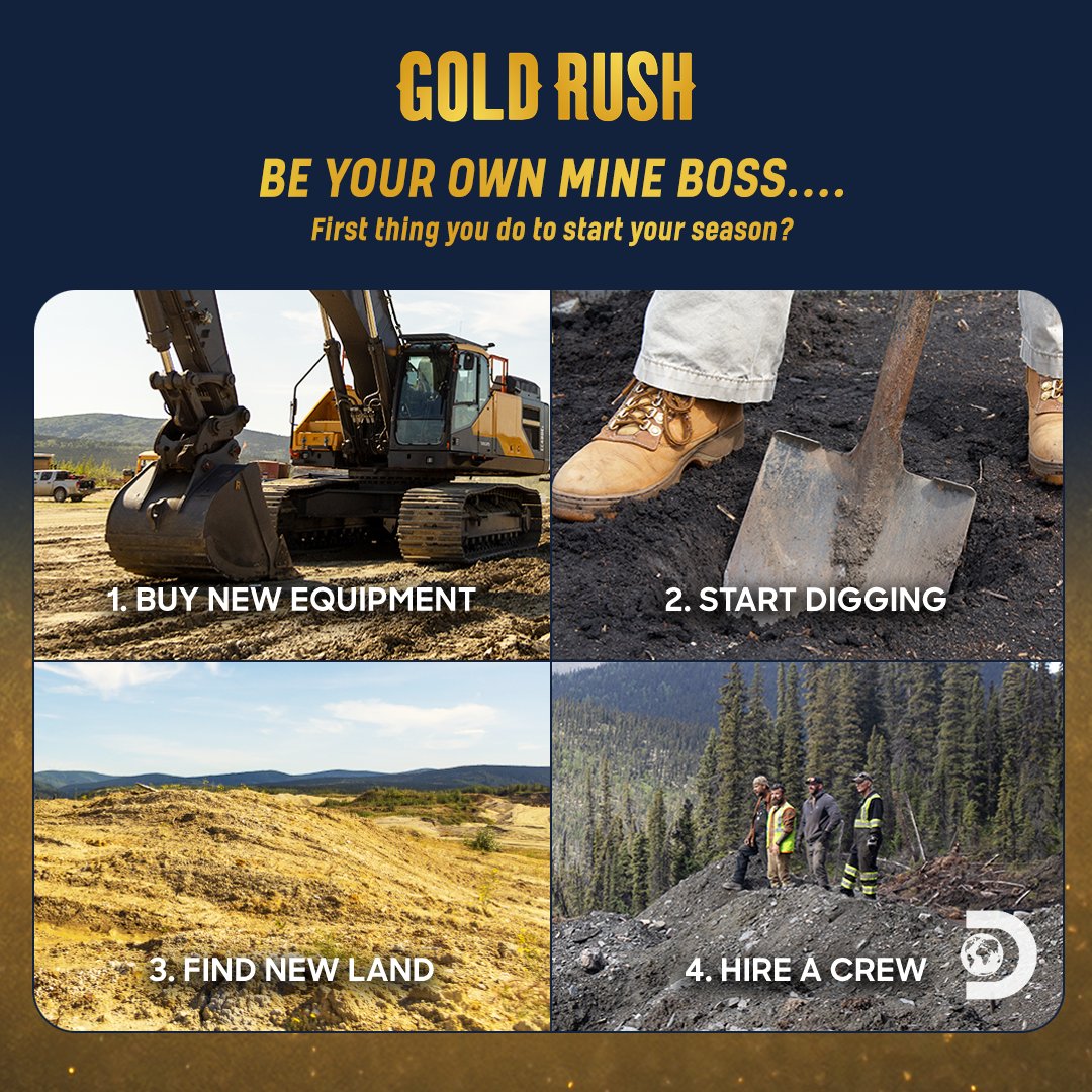 Gold Rush Discovery Equipment