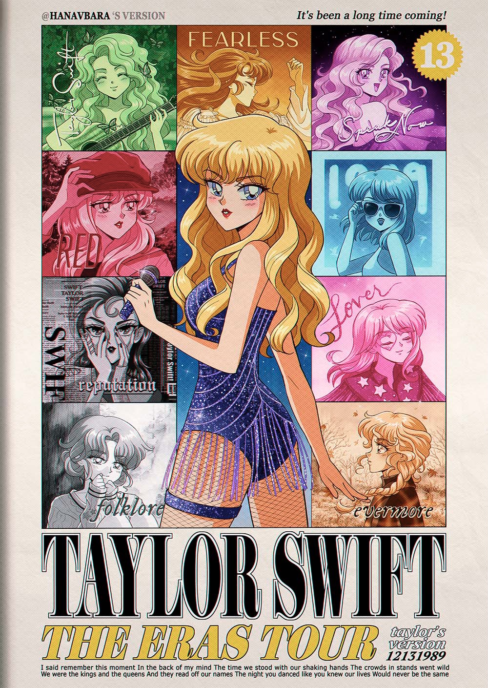 Taylor Swift Anime Version