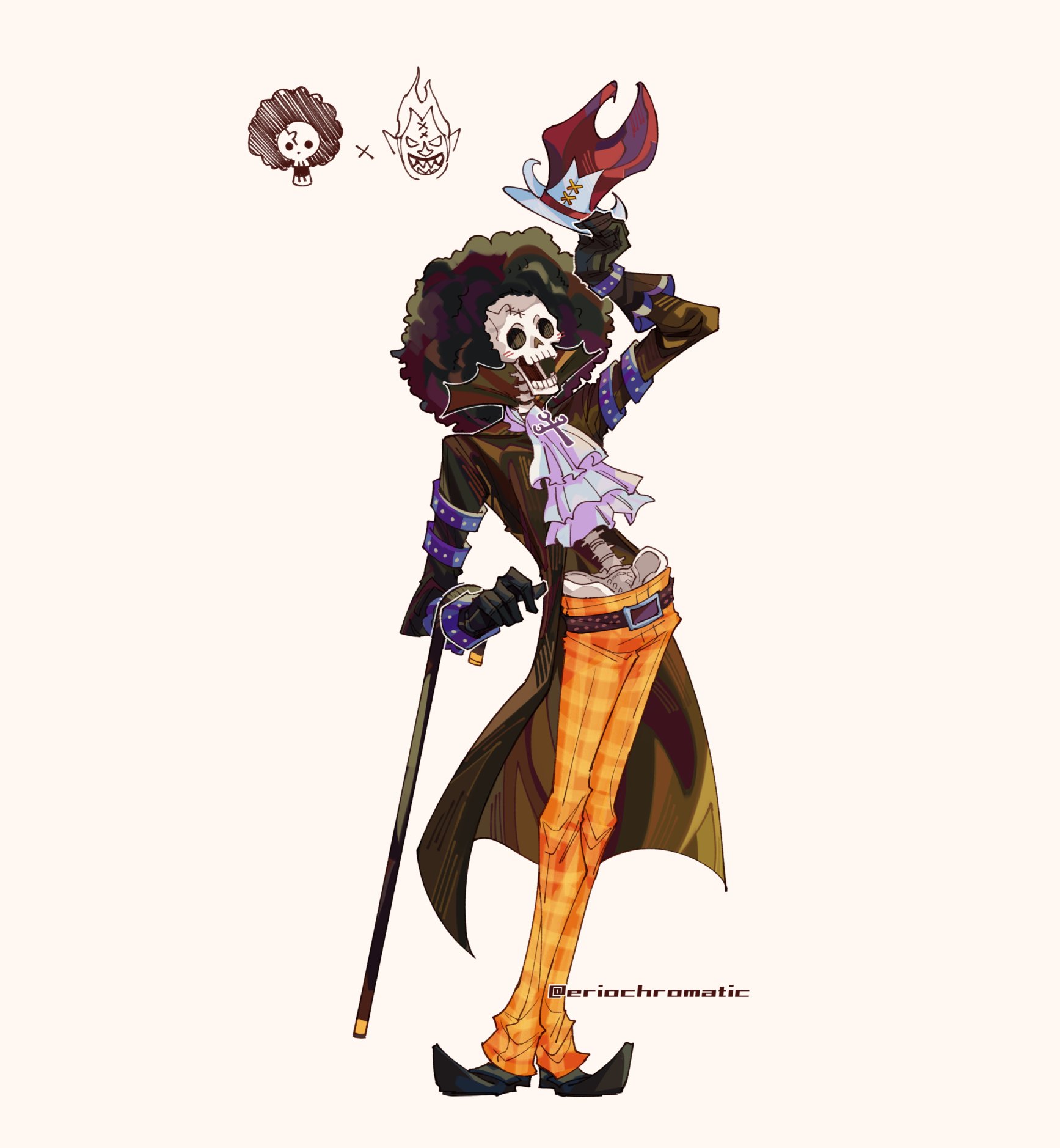 One Piece Brook Straw Hat