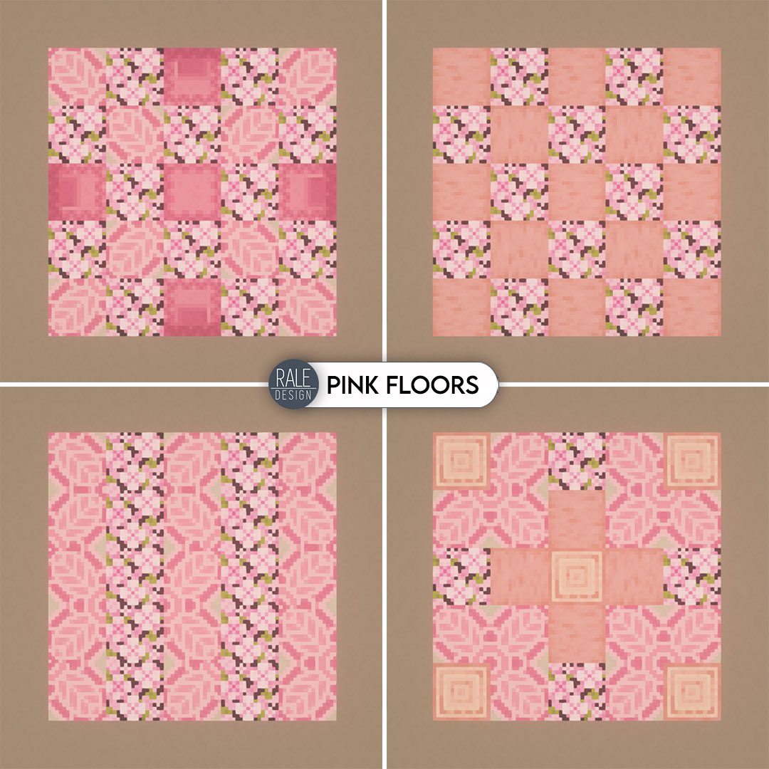 Minecraft Floor Designs Flower