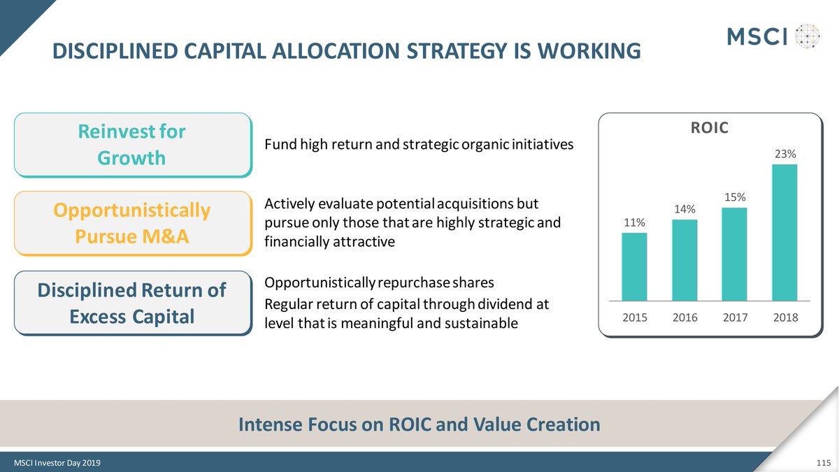 We searched for keywords such as "ROIC" and "FCF" in the Quartr Web App slide database to ...