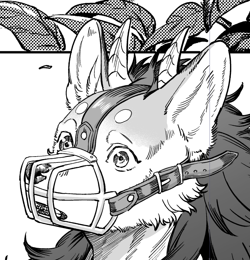 「ハルタ107号「Servant Beasts」第4話掲載中です! ハルちゃん初めてでっかい街に行きます🐕魔女様は張り切」森野鈴鹿🐈の漫画