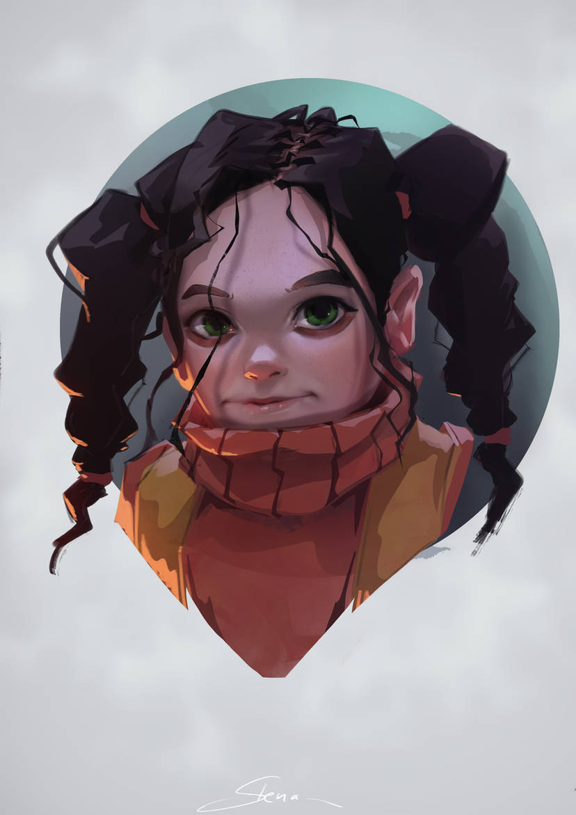 Girl" by St3n4 」|DeviantArtのイラスト