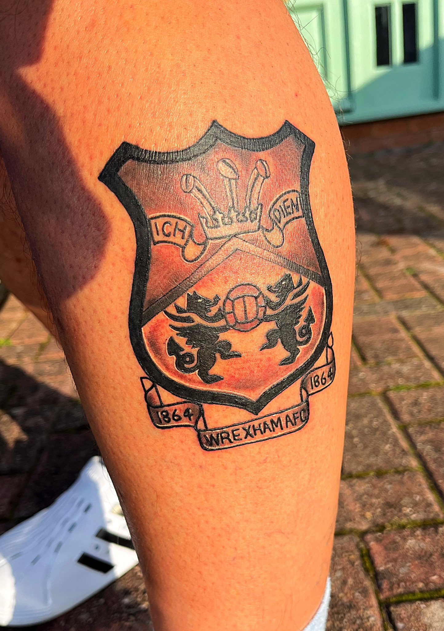 Wrexham Badge Tattoos Dave Griff (@davegriffwxm) / X
