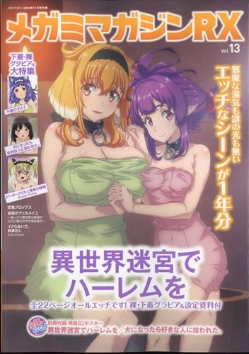 【情報】女神雜誌RX Vol.13 2023年 11月號封面是《異世界迷宮裡的後宮生活》羅克珊&賽璃 @異世界迷宮裡的後宮生活 哈啦板 - 巴哈姆特