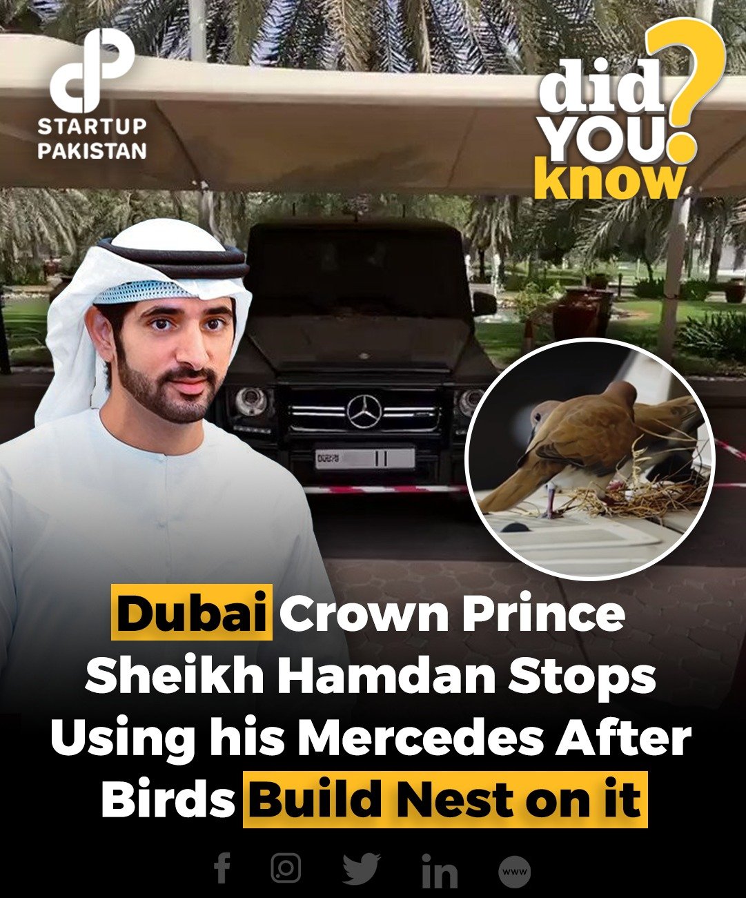 Sheikh Hamdan Bin Mohammed Bin Rashid Al Maktoum Mercedes Diamond