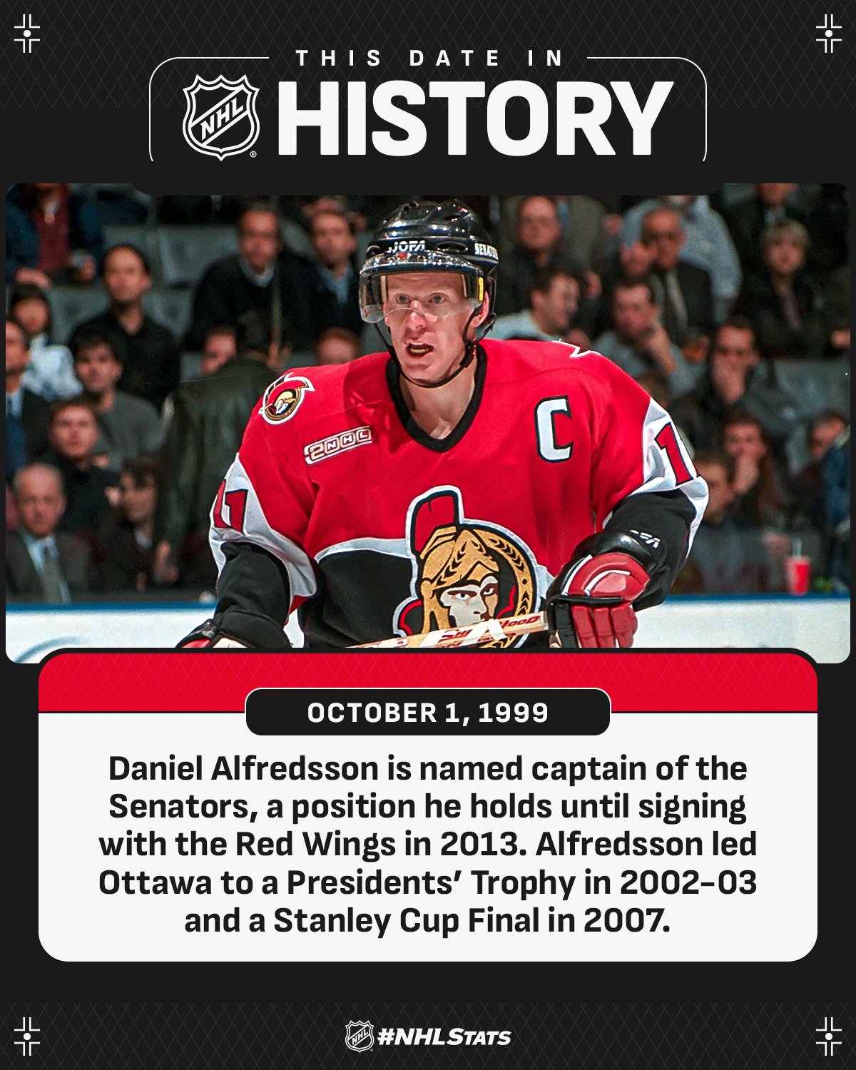 Daniel Alfredsson Red Wings