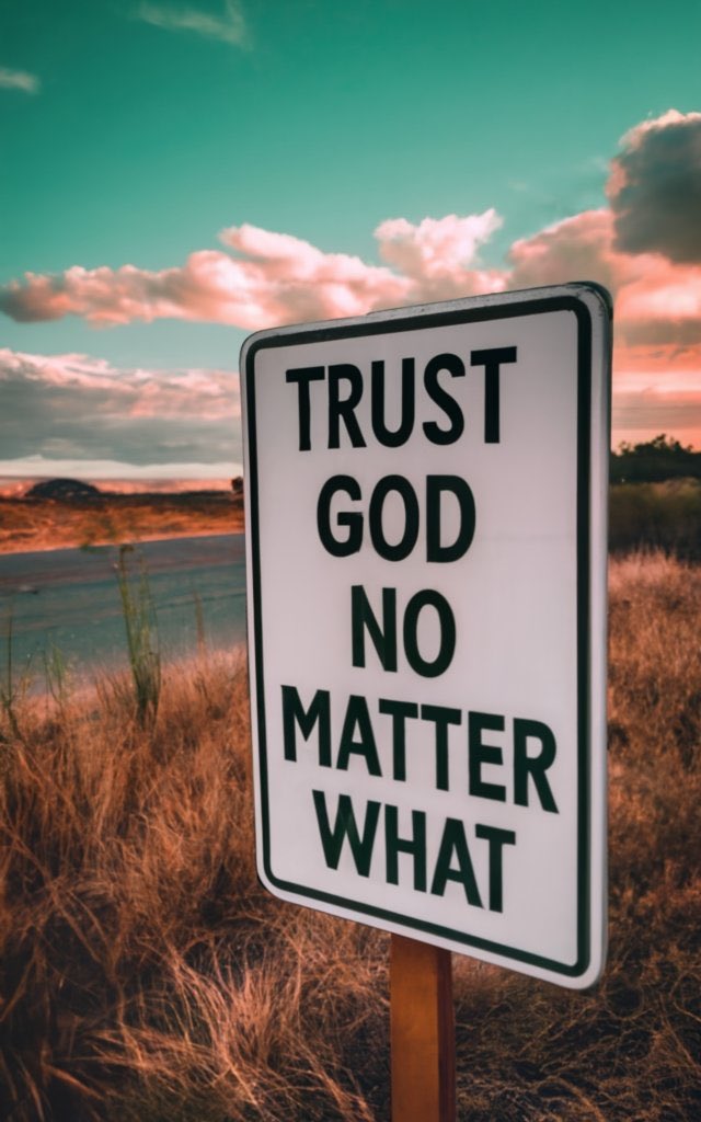 Trust God Wallpaper