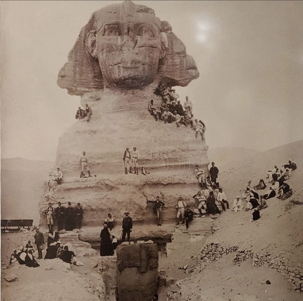 Ancient Egyptian rock crystal ring carved in the shape of a sphinx ...