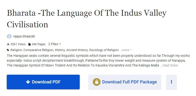 சிந்துவெளியில் தமிழ் பெயர்கள்! (Tamil names in Indus Valley!) KVT ...