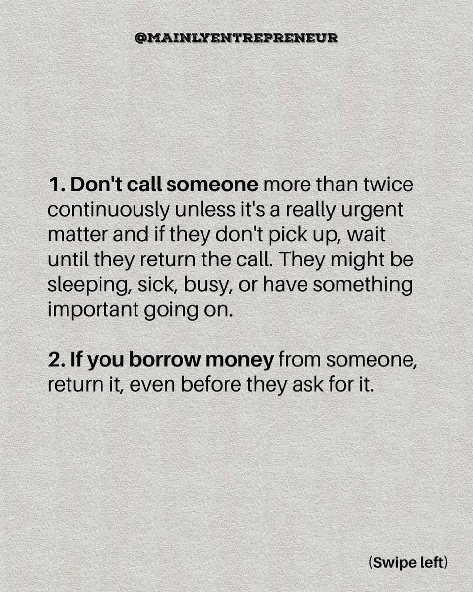 15 unspoken social rules you should know by now: 1. - Thread from ...