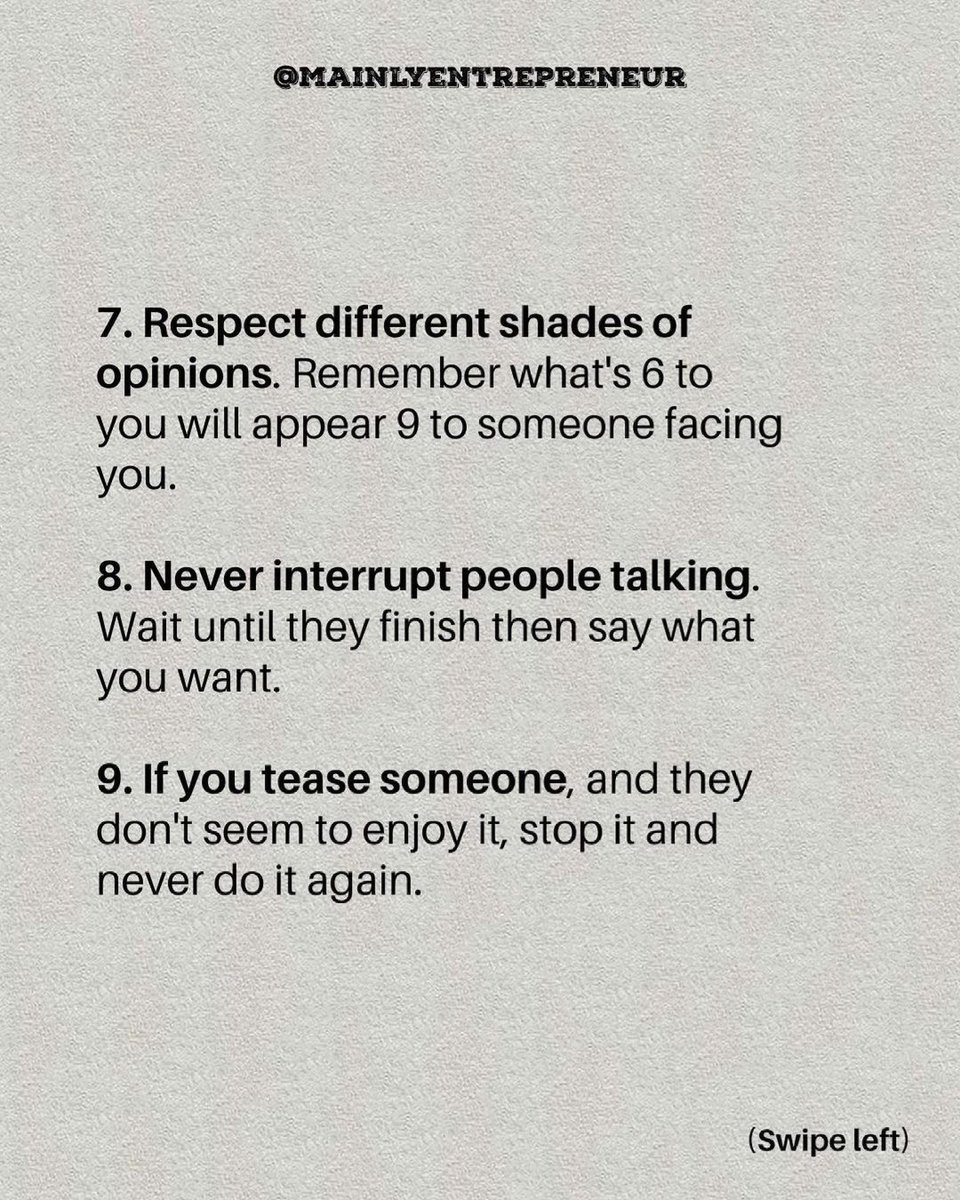 15 unspoken social rules you should know by now: 1. - Thread from ...
