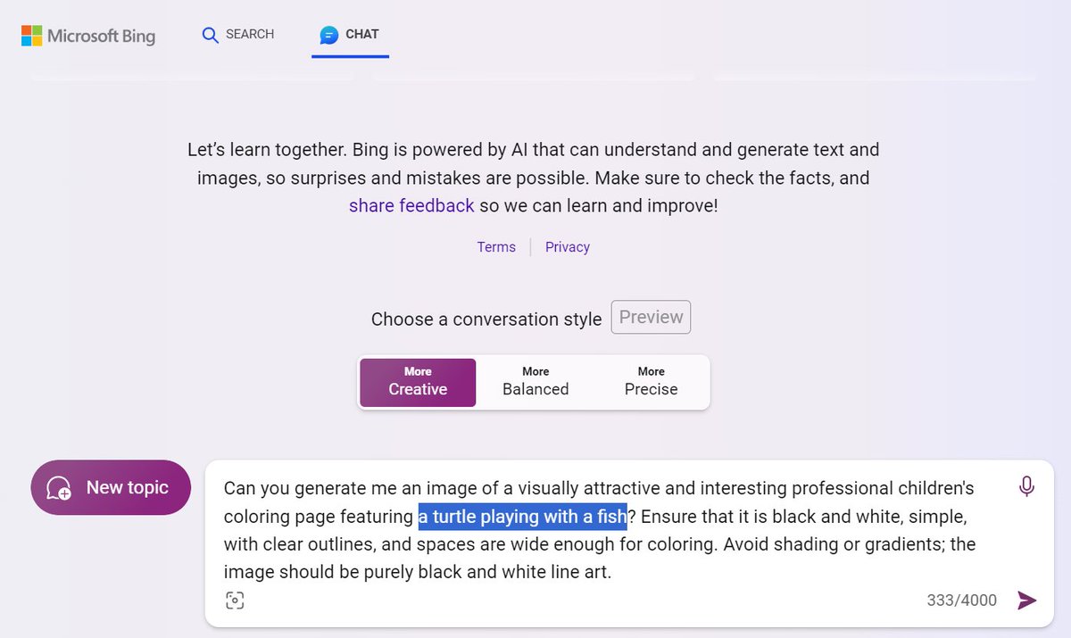 You can use OpenAI's new DALL-E 3 image generator to make coloring book ...