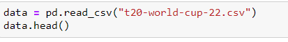#DataAnalyst Project on T20 World Cup 2022 using #Python📊🥳🏏 It involves ...