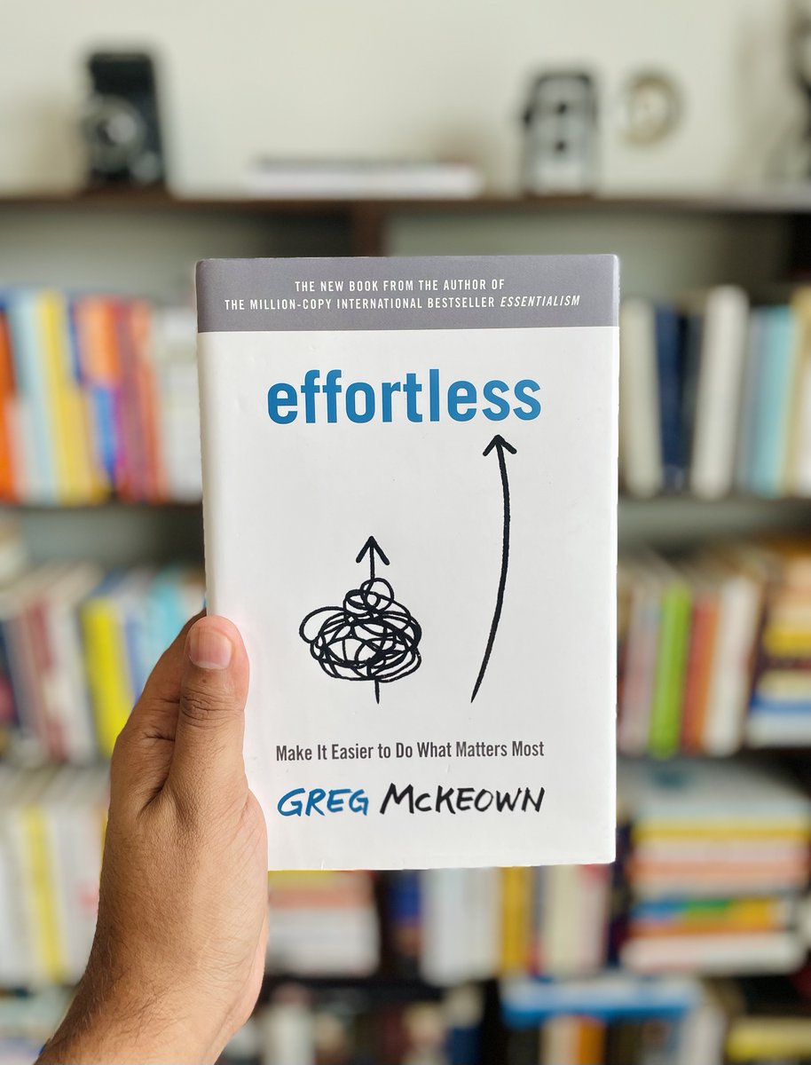 5 books to read in October 2023 🧵 1) Effortless by Greg Mckeown ...
