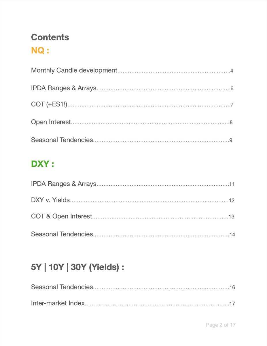October Thesis NQ | DXY | Yields - Thread from Alex 🧪 @alextlaz - Rattibha