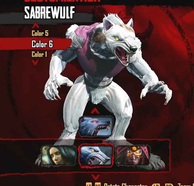 Sabrewulf Killer Instinct