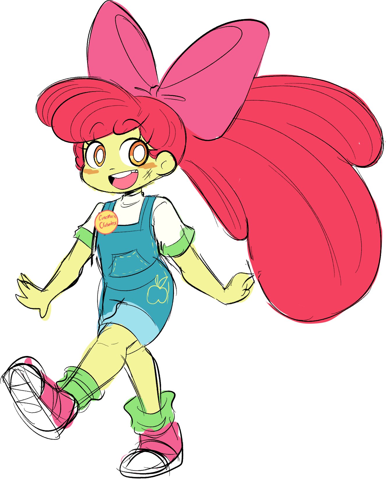 Applebloom Human Apple Bloom 3D Anime Human Art 1 By Starhedgehog55 On