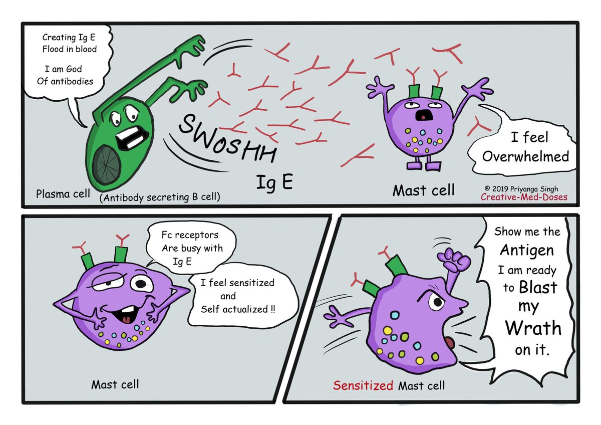 Antigen Antibody Reaction Animation