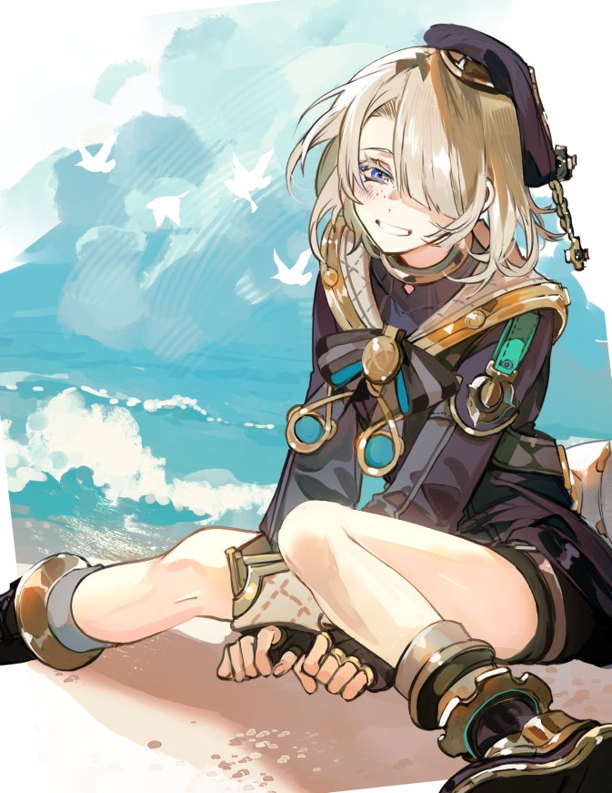 「rakugakiフレミネ原神 Freminet 」京一fanbox&新連載のイラスト