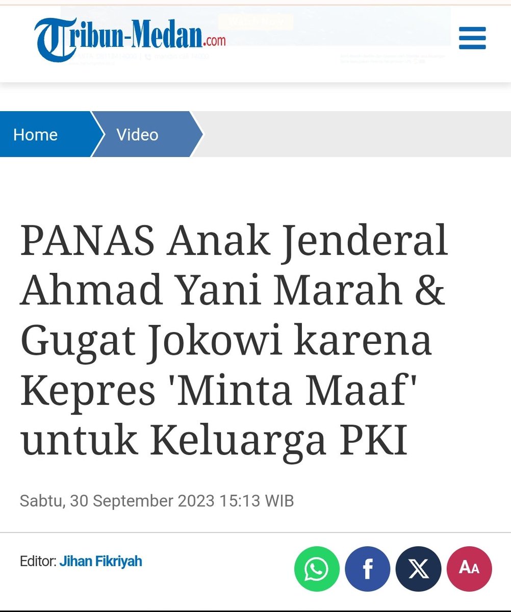 KISAH PILU YAYU RULIAH SUTODIWIRYO USAI G30S/PKI. Duka yg mendalam dialami oleh Ny. Yayu, yg ...